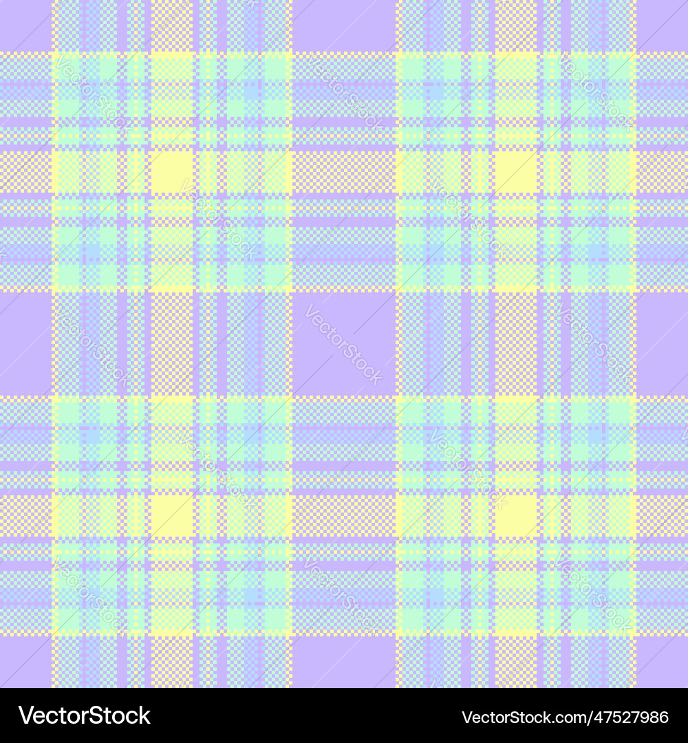 Fabric textile plaid of check background with a Vector Image