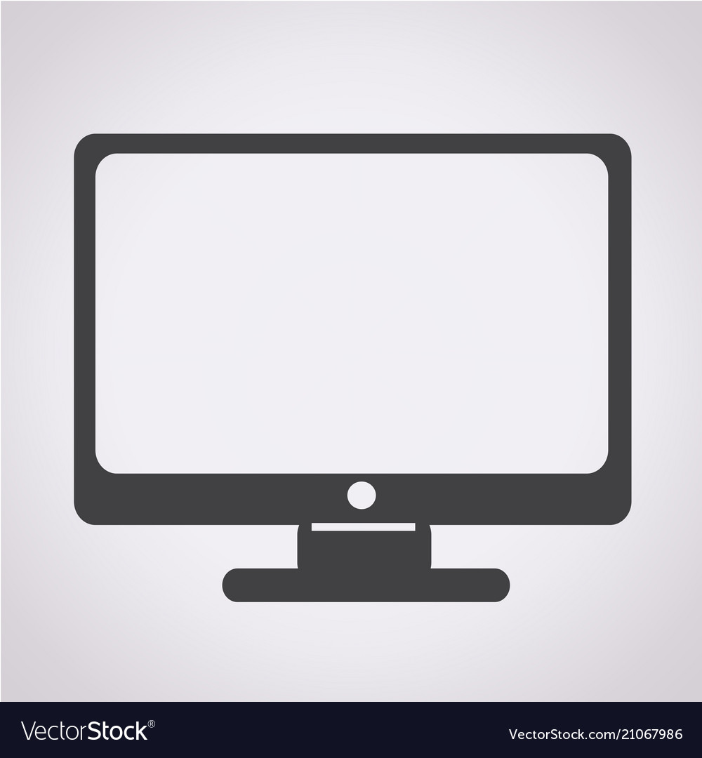 Monitor icon Royalty Free Vector Image - VectorStock