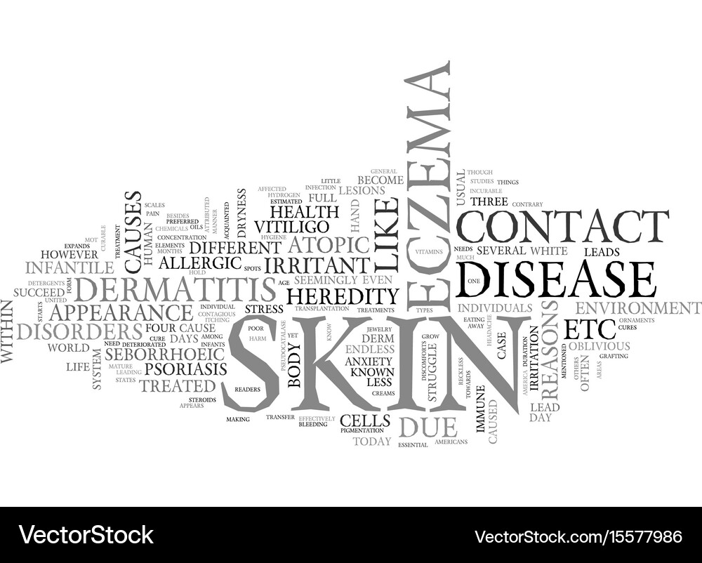 What do you need to know about skin disorders Vector Image