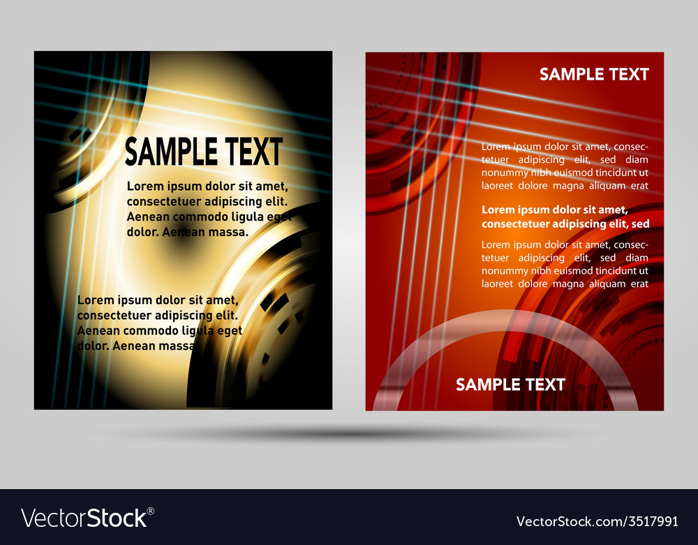 Brochure layout design template Royalty Free Vector Image