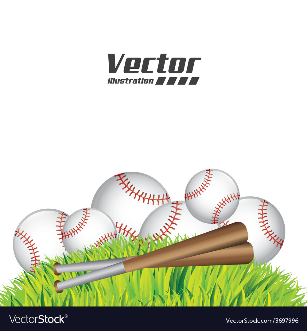 Baseball design Royalty Free Vector Image - VectorStock