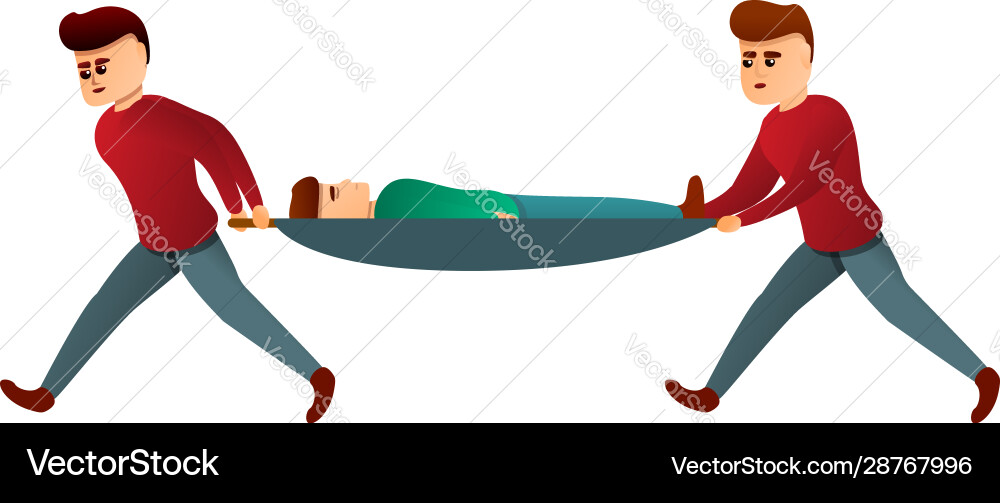 Emergency medical help icon cartoon style Vector Image