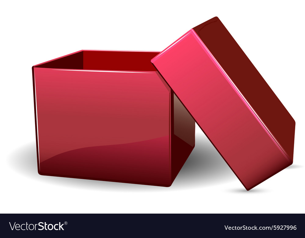 Open box Royalty Free Vector Image - VectorStock