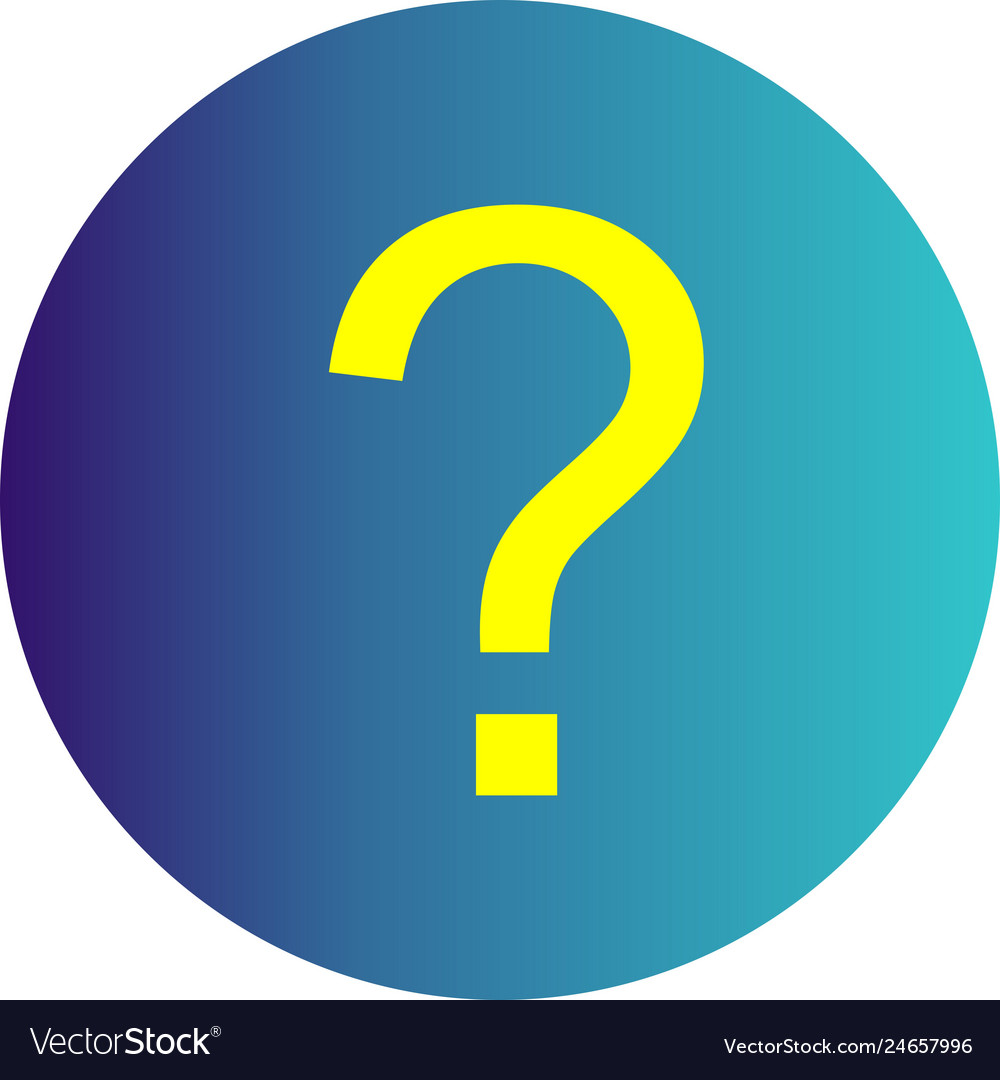 Question mark icon Royalty Free Vector Image - VectorStock