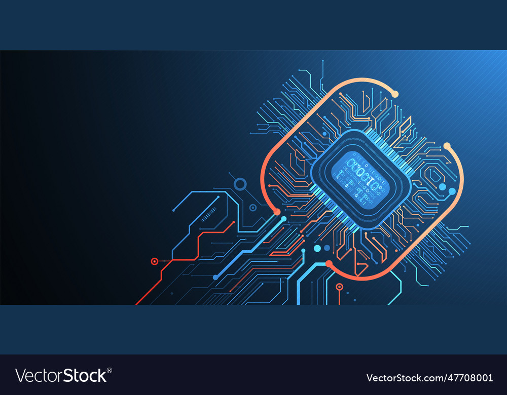 Abstract background on technological Royalty Free Vector