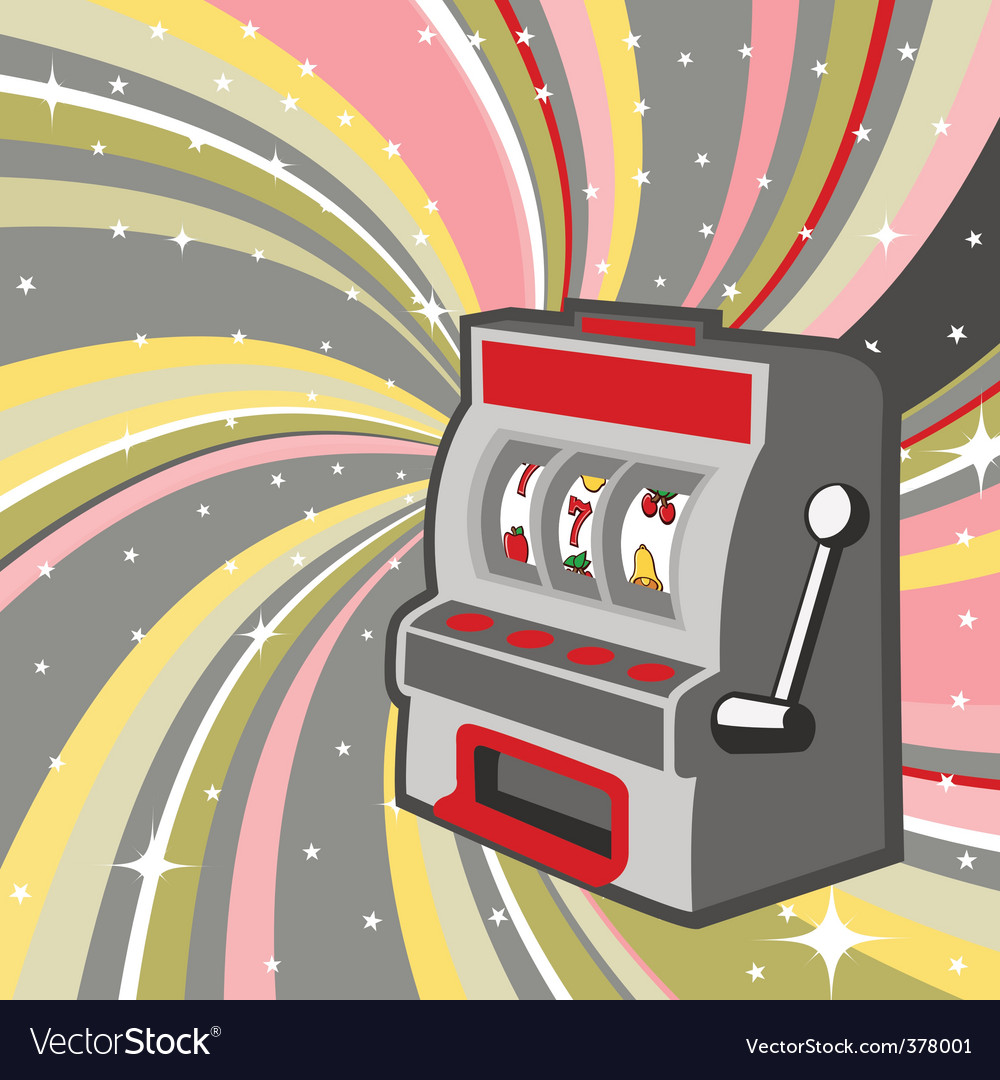 Gambling machine Royalty Free Vector Image - VectorStock