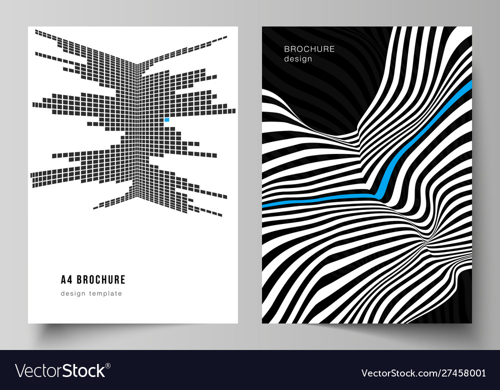 Layout a4 format modern Royalty Free Vector Image