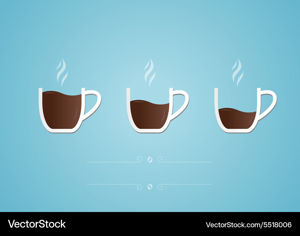 Cup of coffee with heart Royalty Free Vector Image