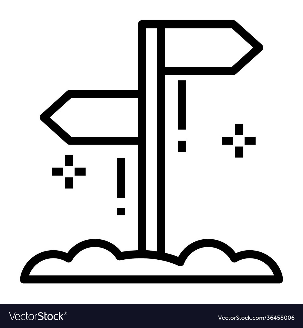 Direction board Royalty Free Vector Image - VectorStock