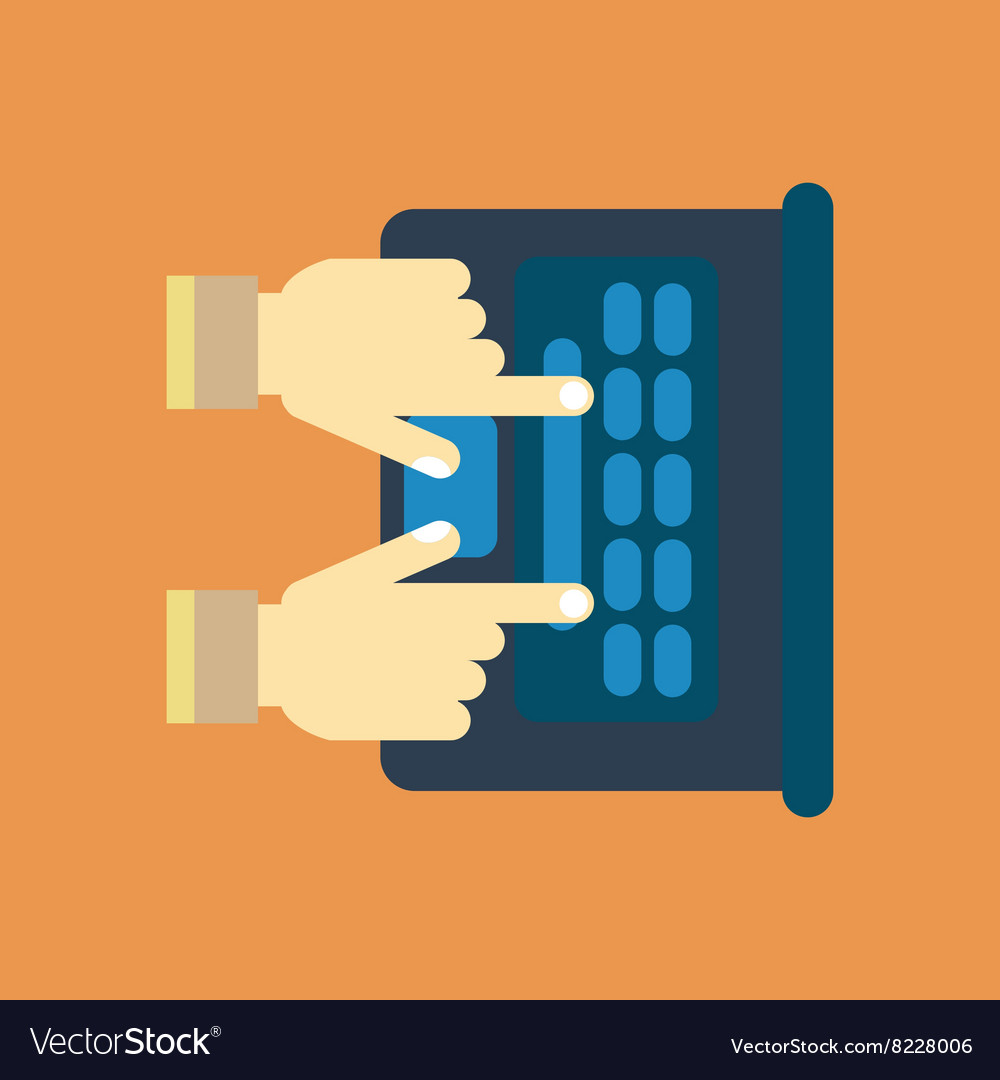 Notebook computer icon Royalty Free Vector Image