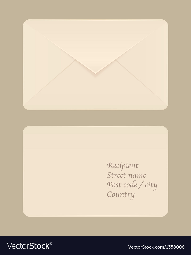 Post envelope Royalty Free Vector Image - VectorStock