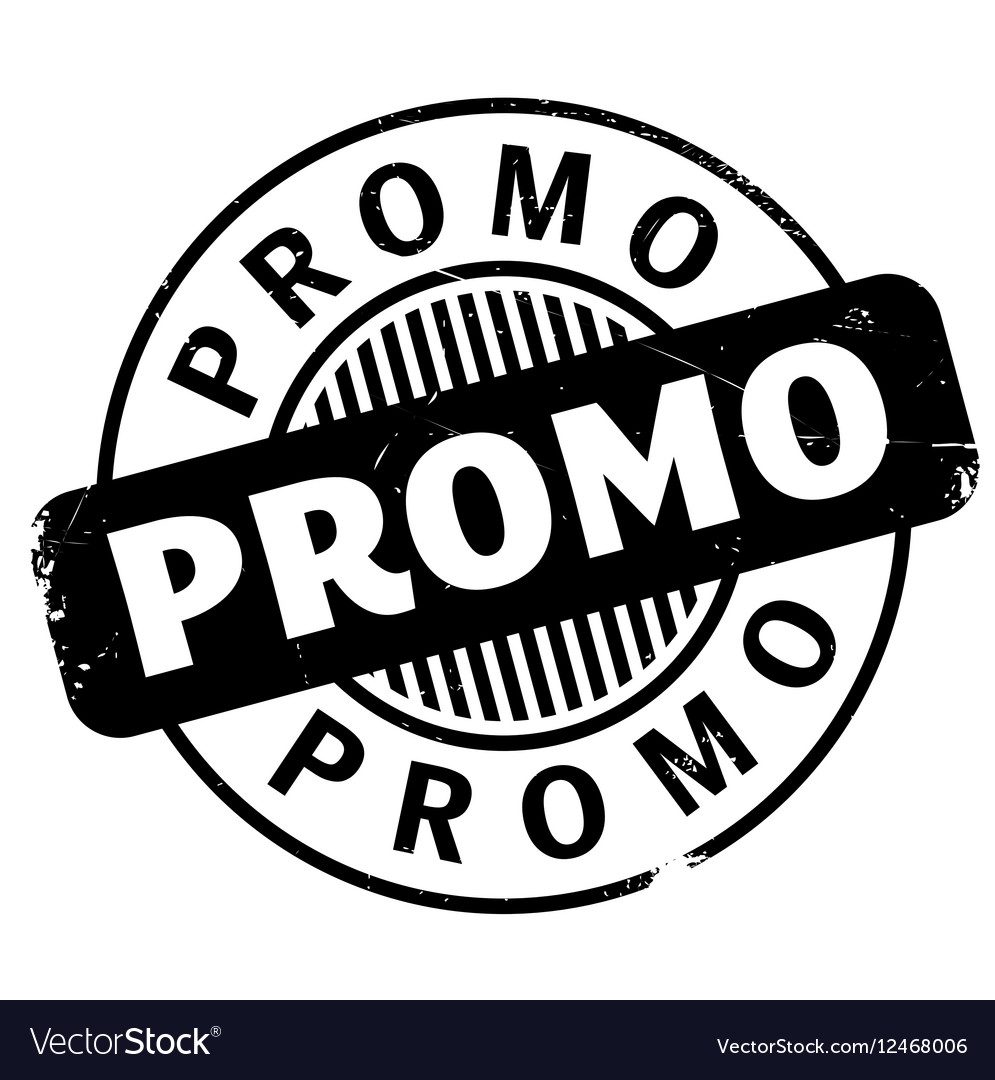 Promo rubber stamp Royalty Free Vector Image - VectorStock