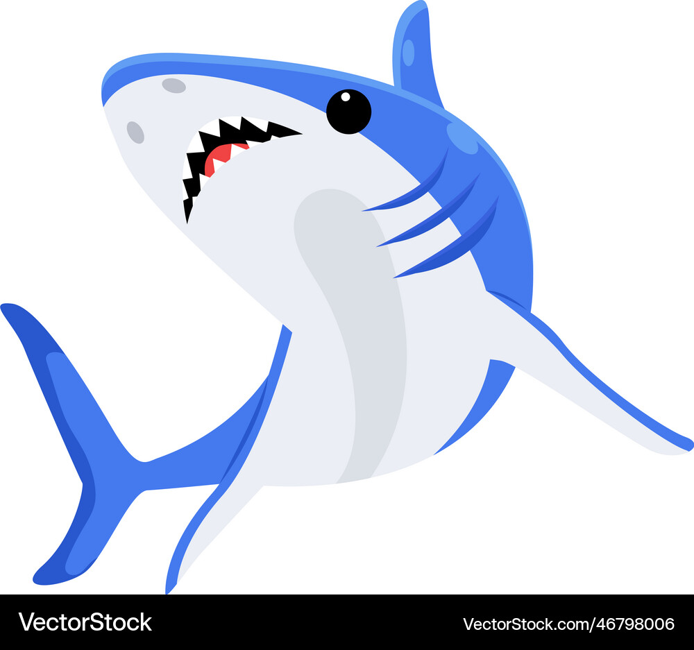 Shark Royalty Free Vector Image - VectorStock