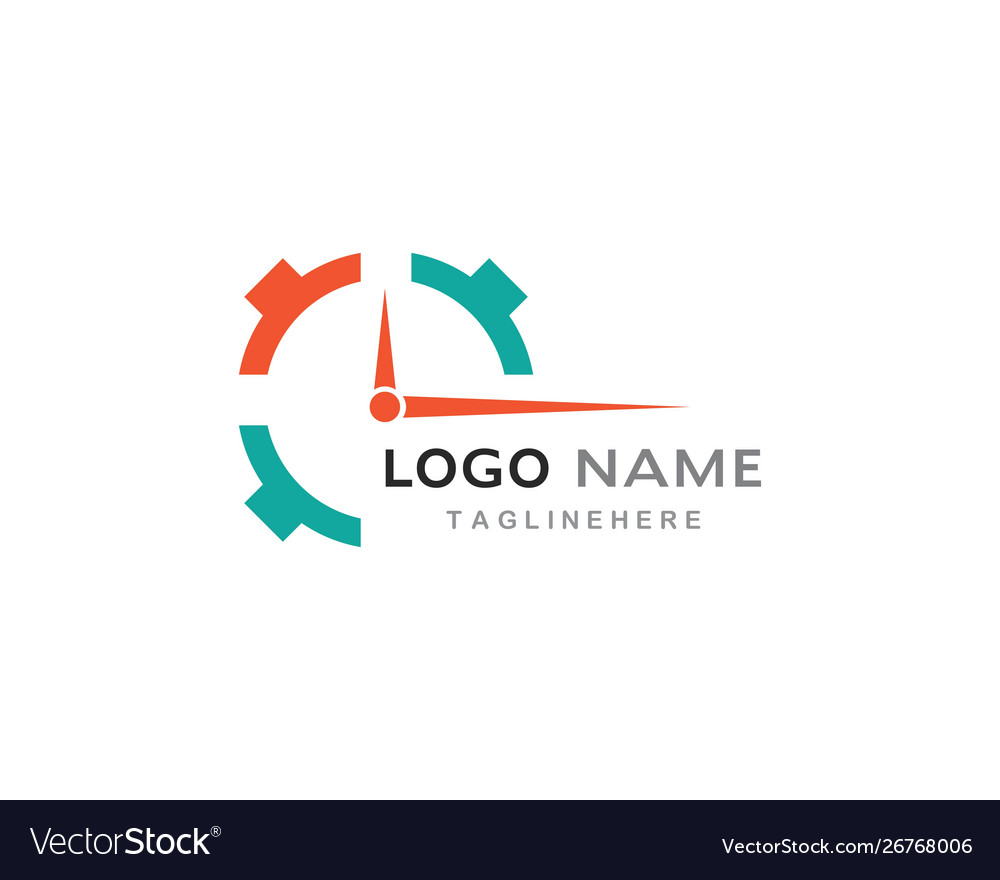 Timer logo Royalty Free Vector Image - VectorStock