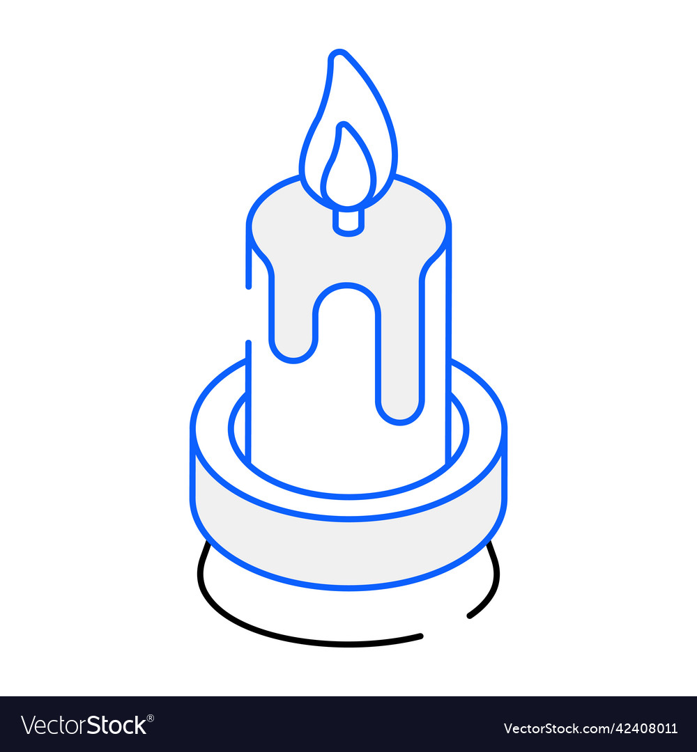 Candlelight Royalty Free Vector Image - VectorStock