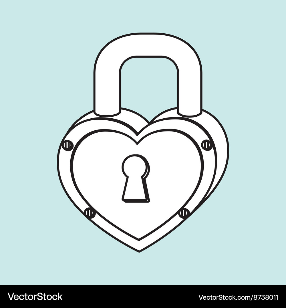 Padlock icon design Royalty Free Vector Image - VectorStock