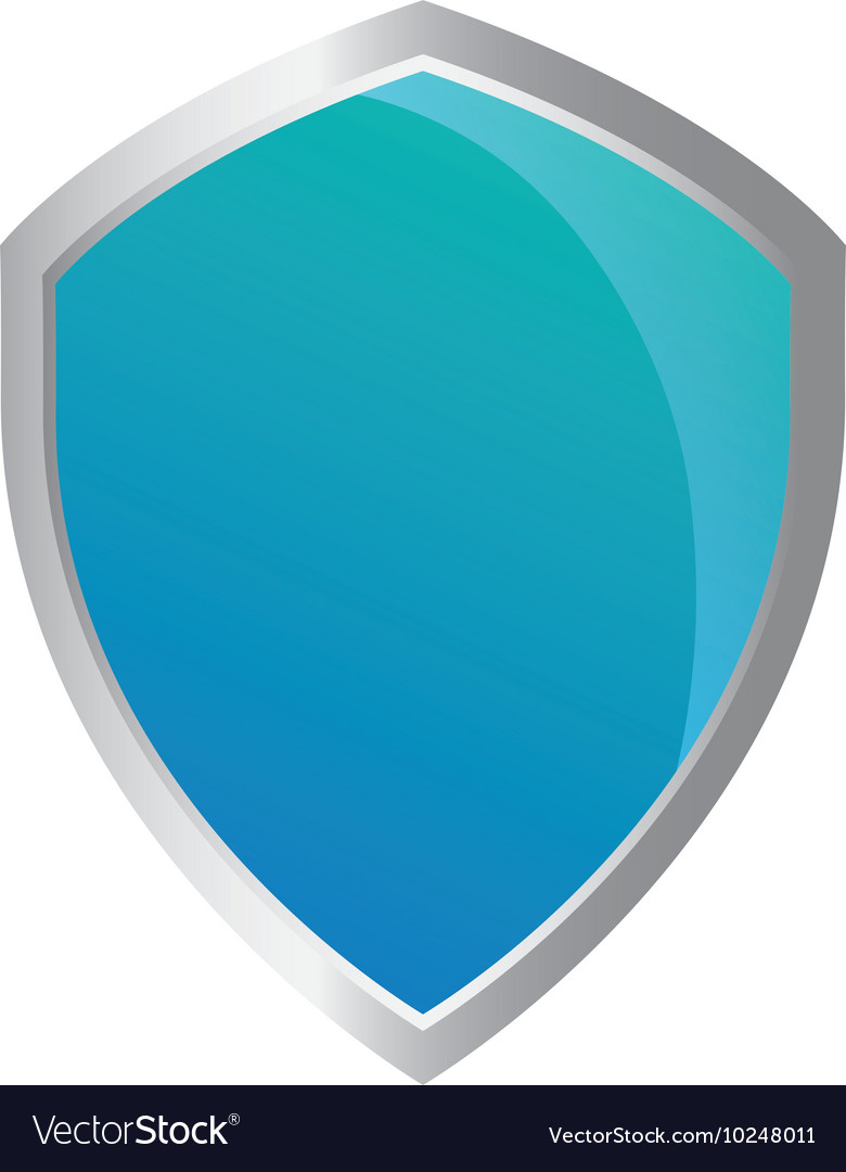 Shield protection security system icon Royalty Free Vector