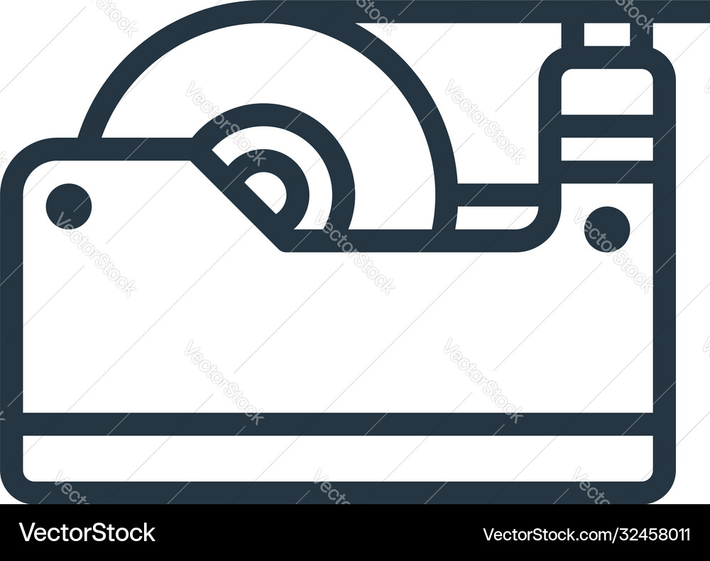 Tape dispenser icon isolated on white background Vector Image