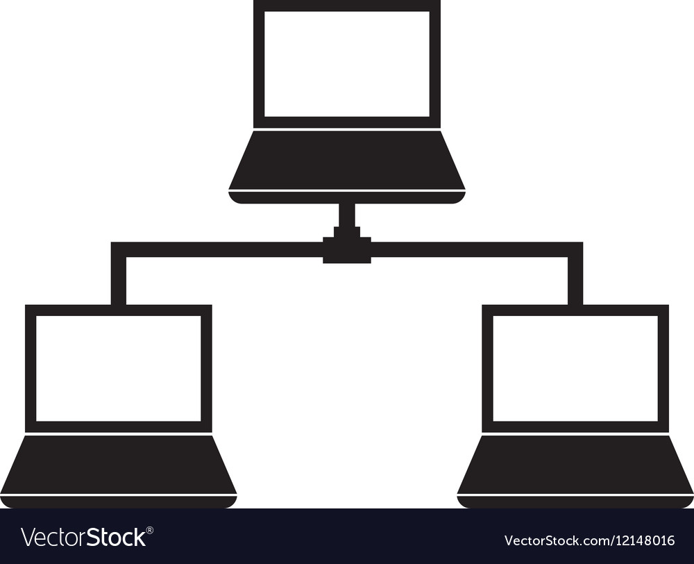 Laptop computer technology Royalty Free Vector Image