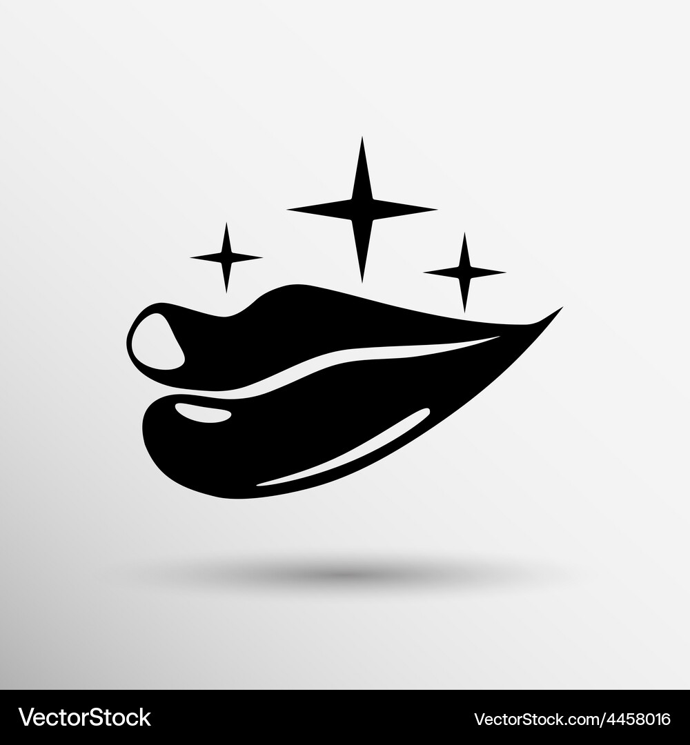 Lips cute rouge brilliant shiny shining sparkling Vector Image