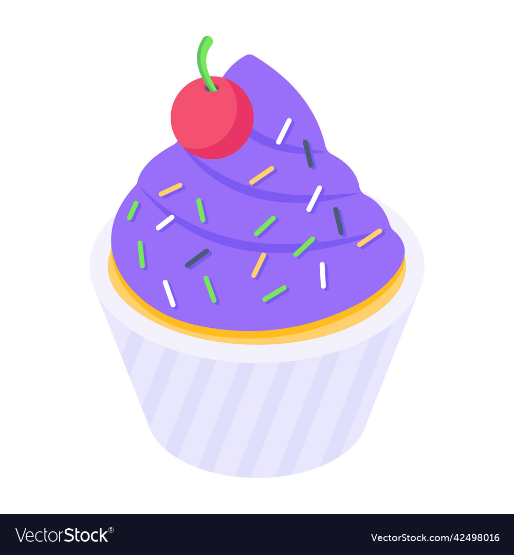 Muffin Royalty Free Vector Image - VectorStock