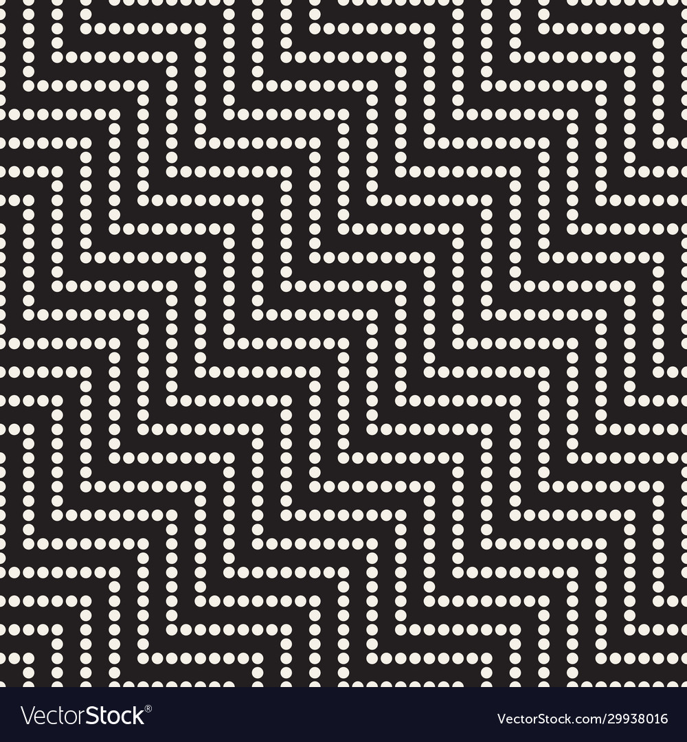 Seamless pattern dotted geometric Royalty Free Vector Image