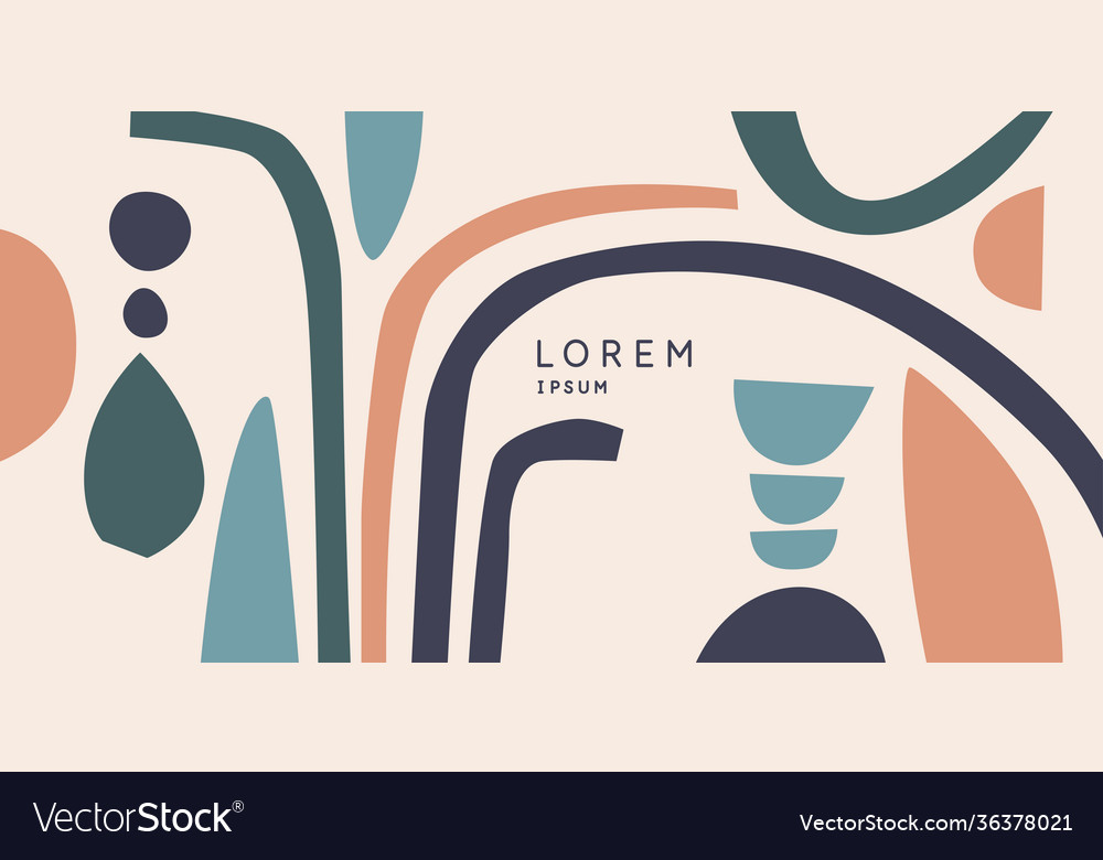 A composition graphic elements in popular Vector Image