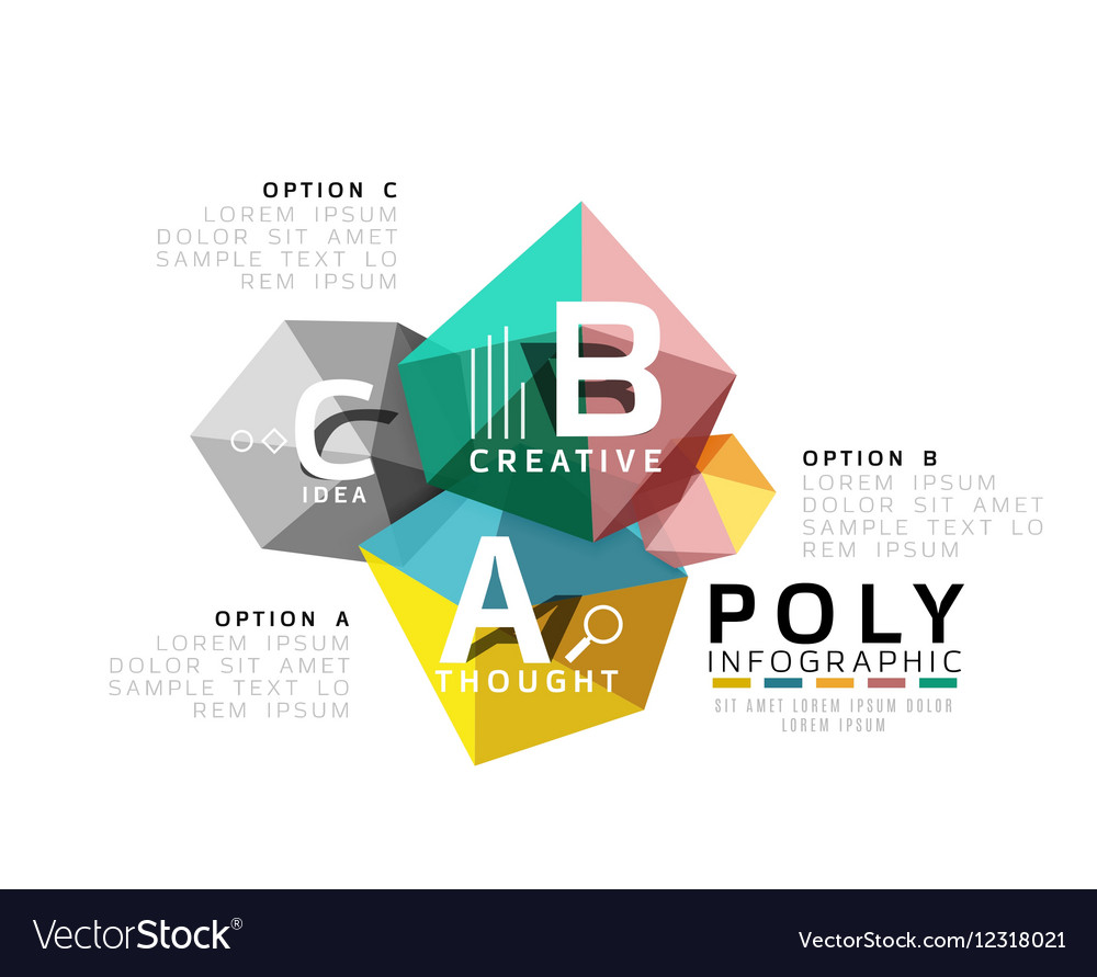 ABC infographics Royalty Free Vector Image - VectorStock