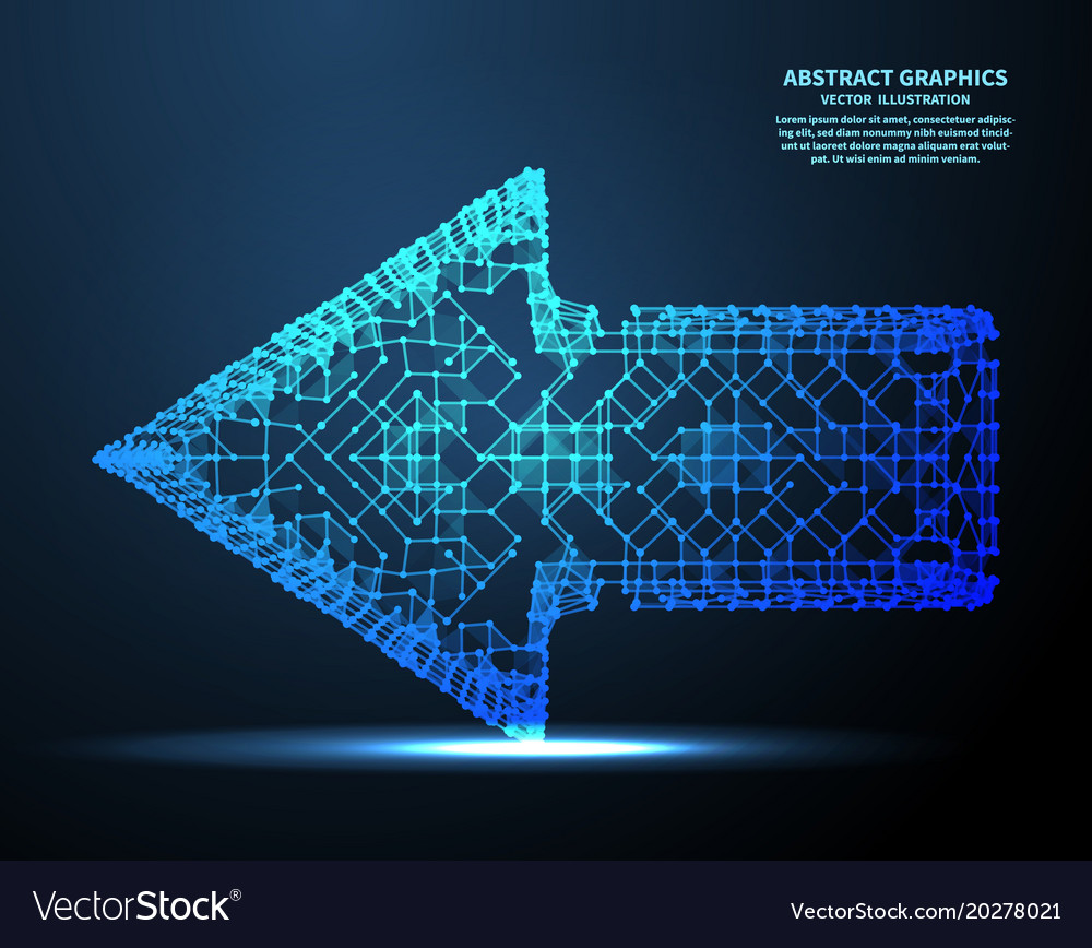 Abstract arrow Royalty Free Vector Image - VectorStock