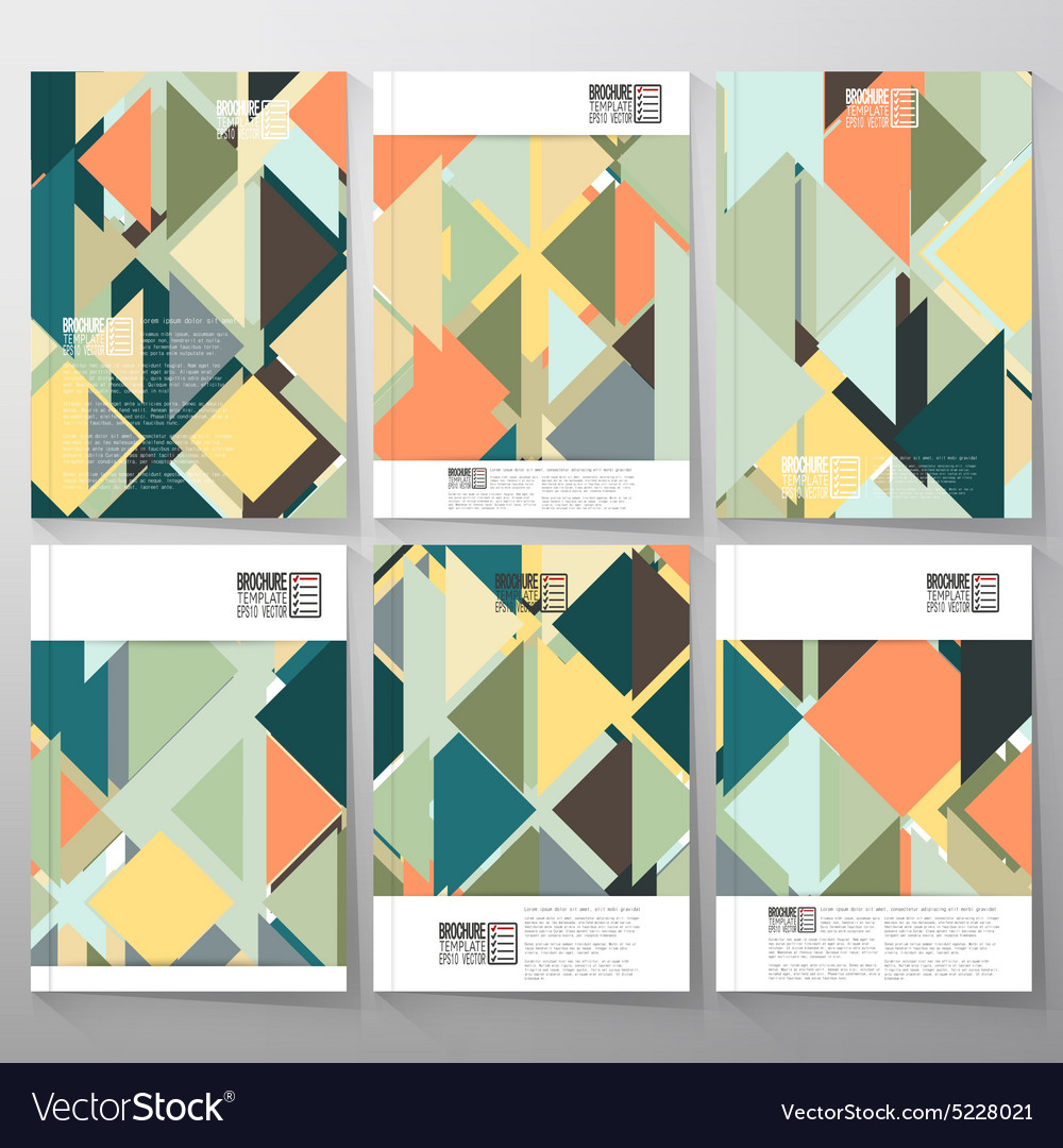 Abstract colored background triangle design Vector Image