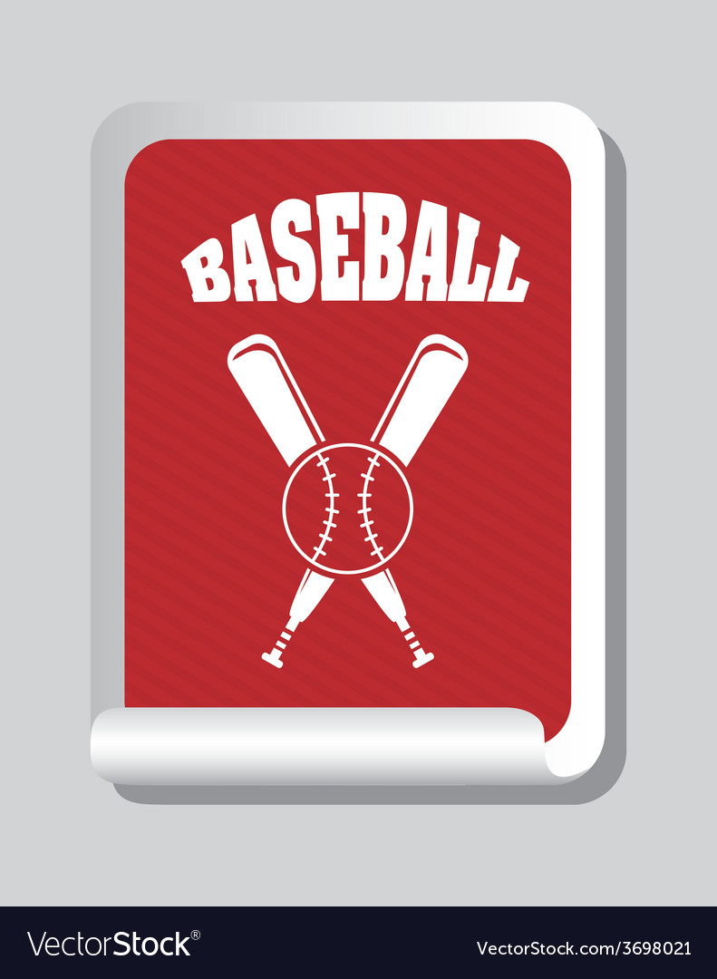 Baseball design Royalty Free Vector Image - VectorStock