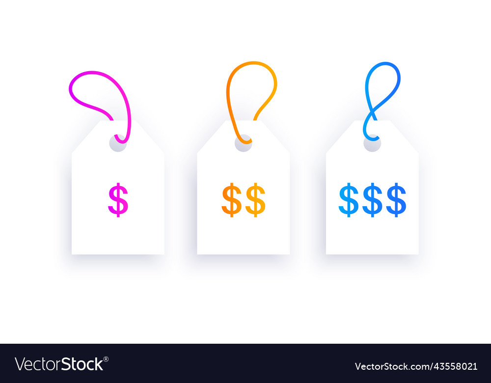 Discount price bage Royalty Free Vector Image - VectorStock