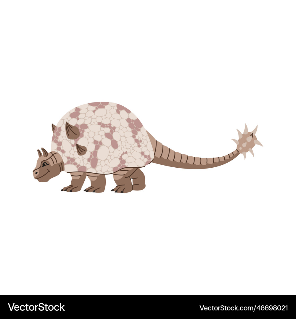 Doedicurus extinct genus of glyptodont dinosaur Vector Image