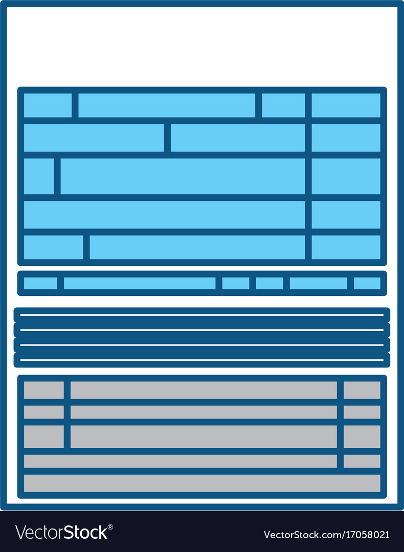 Empty document isolated Royalty Free Vector Image