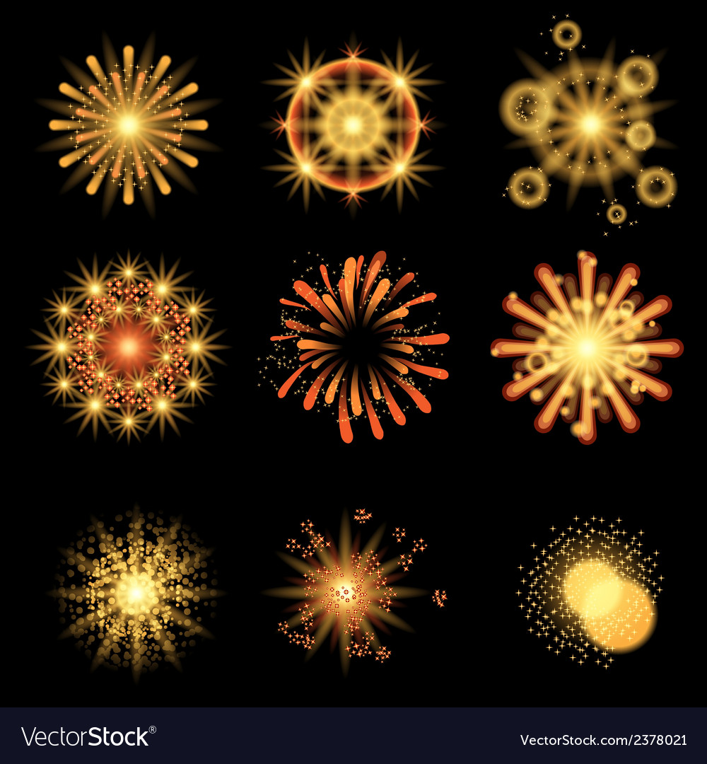 Fireworks Royalty Free Vector Image - VectorStock