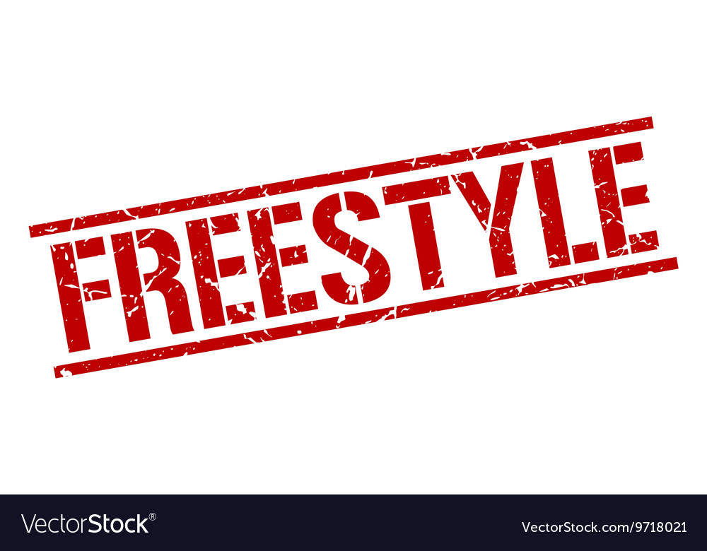 Freestyle stamp Royalty Free Vector Image - VectorStock