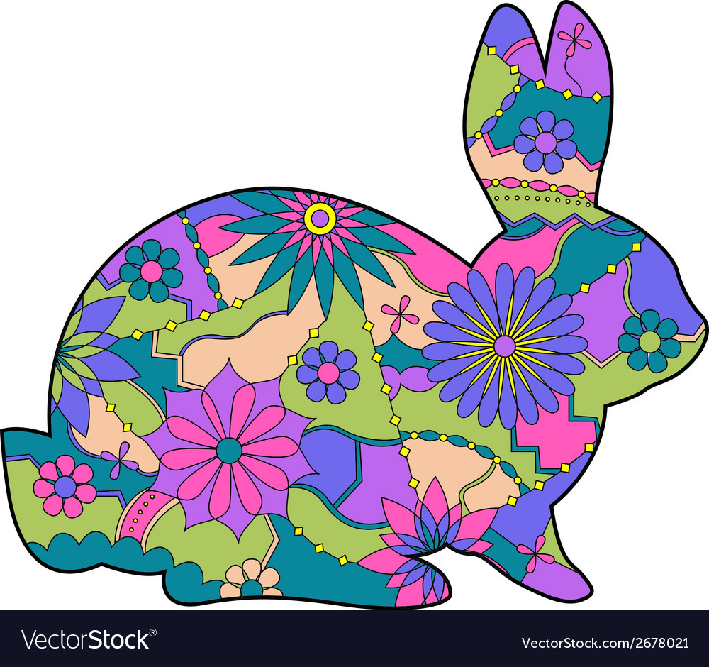 Rabbit 2 Royalty Free Vector Image - VectorStock