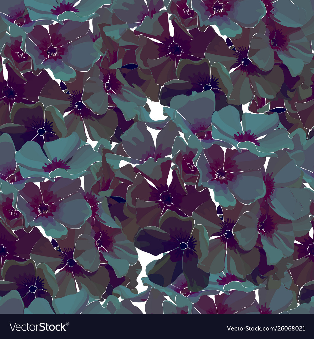 Seamless background phlox Royalty Free Vector Image