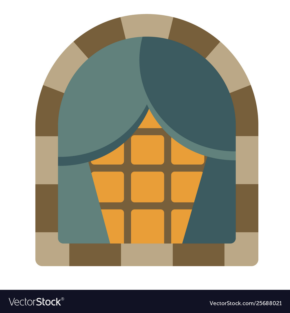 Window geometric isolated Royalty Free Vector Image