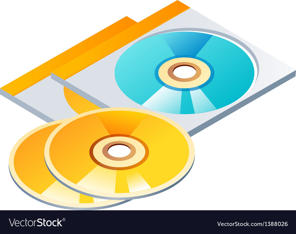 Icon cd Royalty Free Vector Image - VectorStock