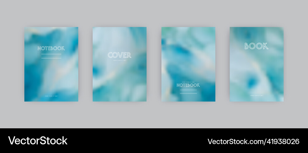 Set of cover templates Royalty Free Vector Image