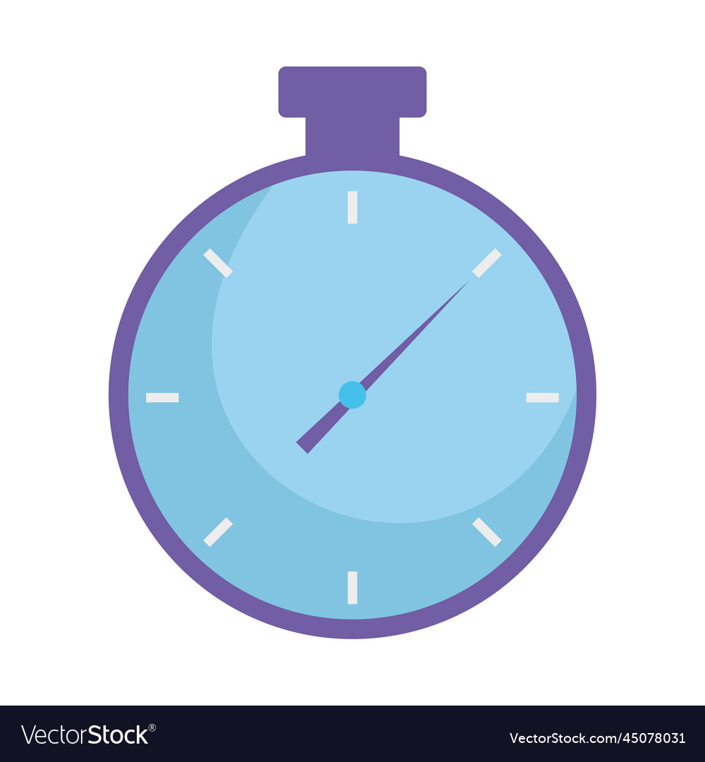 Chronometer time icon Royalty Free Vector Image