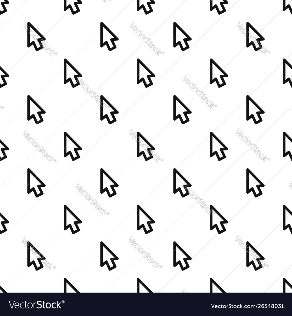 Cursor retro element pattern seamless Royalty Free Vector Cursor retro element pattern seamless Royalty Free Vector
