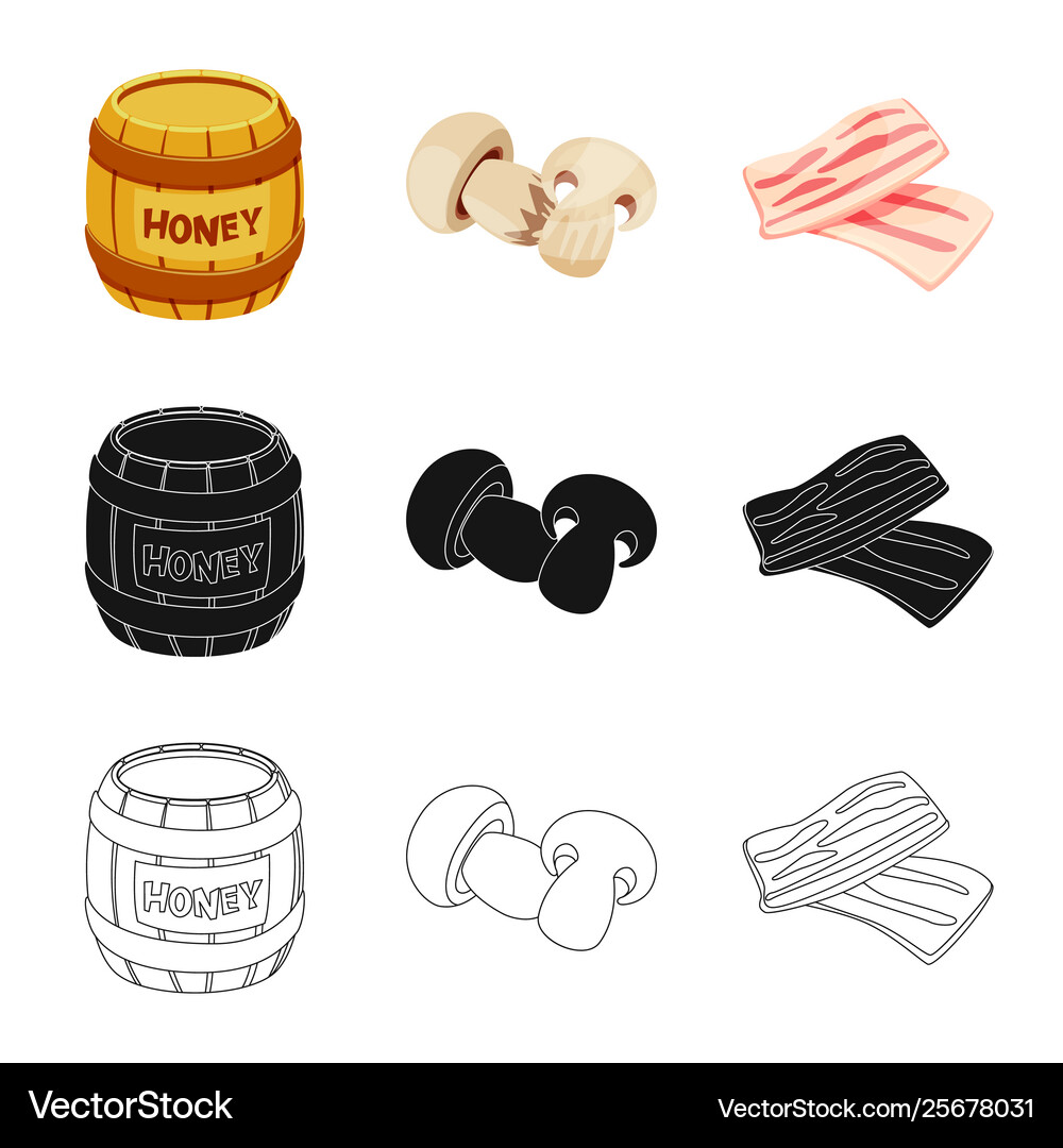 Design taste and product logo Royalty Free Vector Image