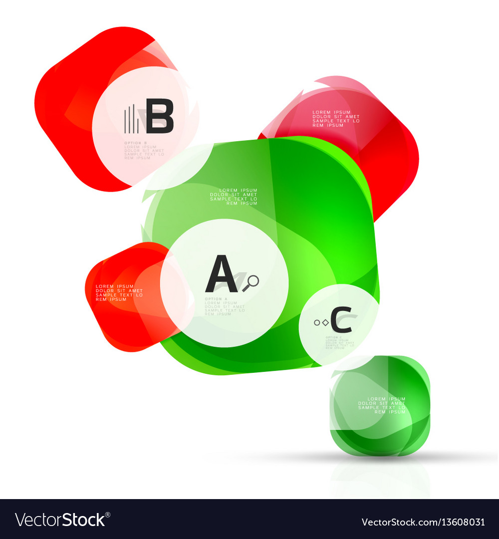 Shiny abstract elements Royalty Free Vector Image