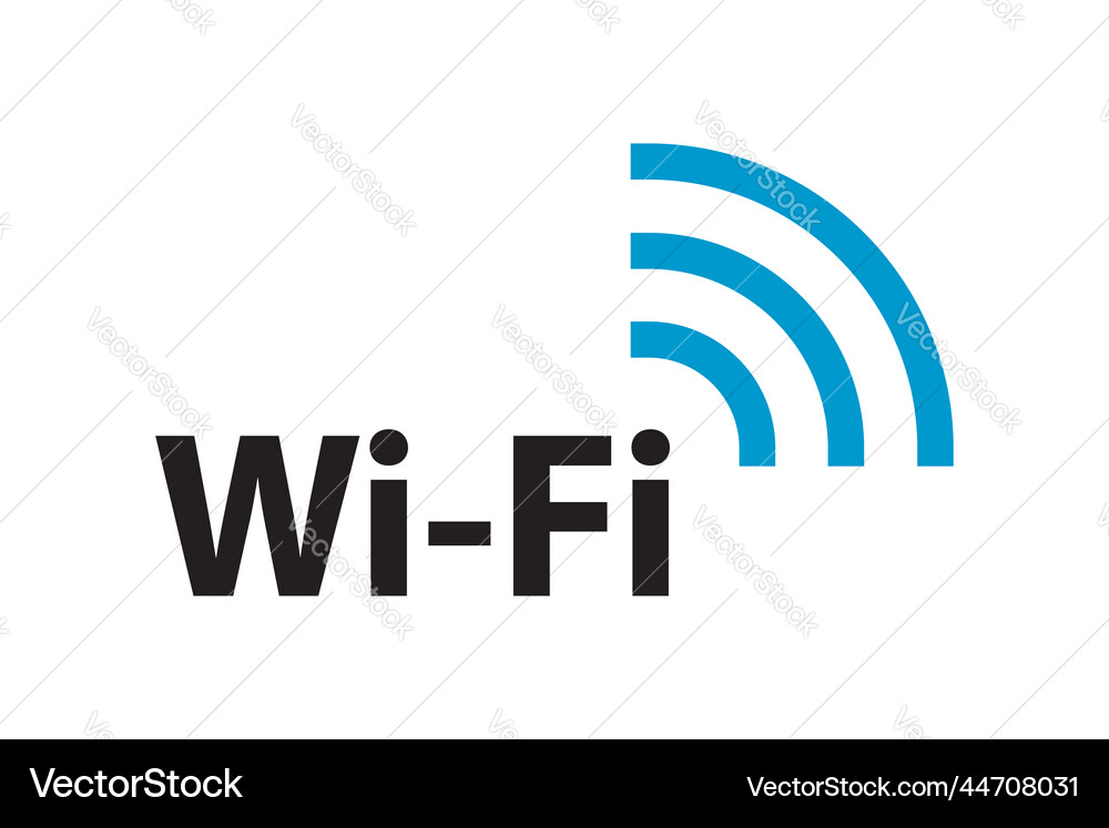 Wi fi symbol signal connection wireless internet Vector Image