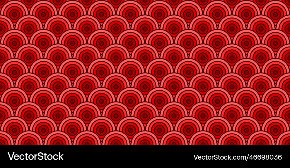 Colorful chinese and japanese seamless pattern Vector Image