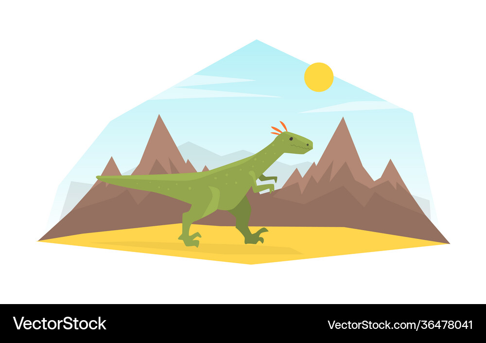 Dinosaur world prehistoric dinosaurs adventure Vector Image