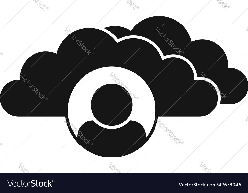 Data communication icon simple business Royalty Free Vector