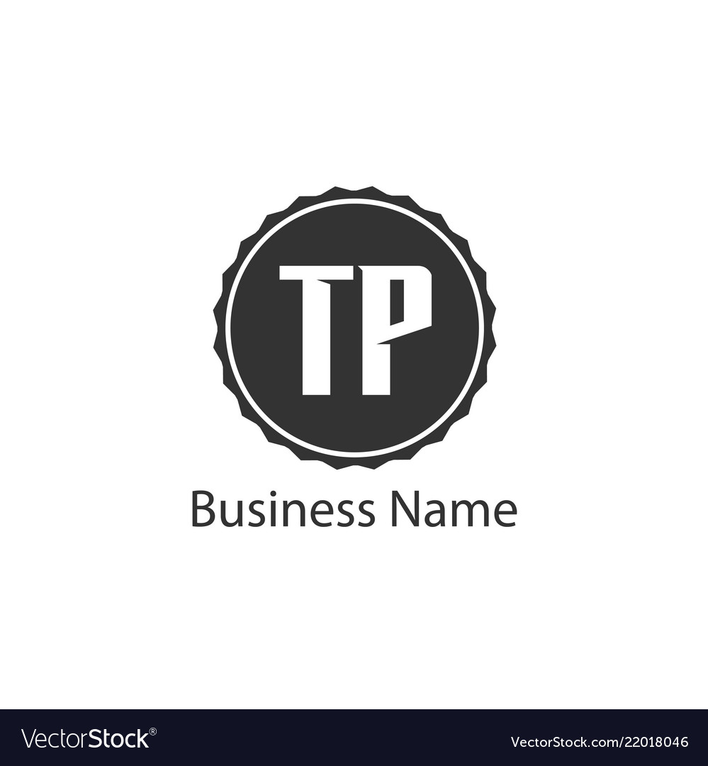 Initial letter tp logo template design Royalty Free Vector